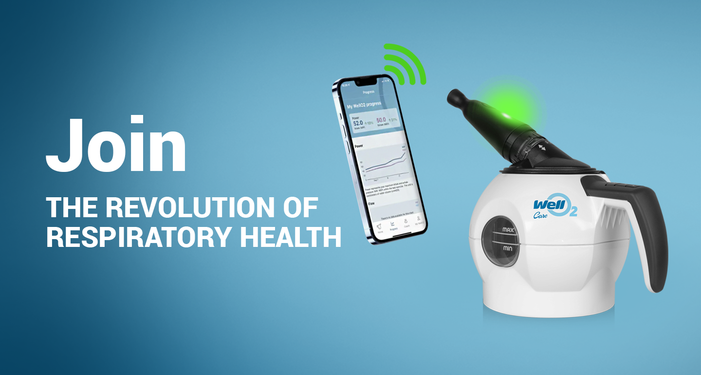 Respiratory training, help for breathing problems, steam inhalation – WellO2 UK